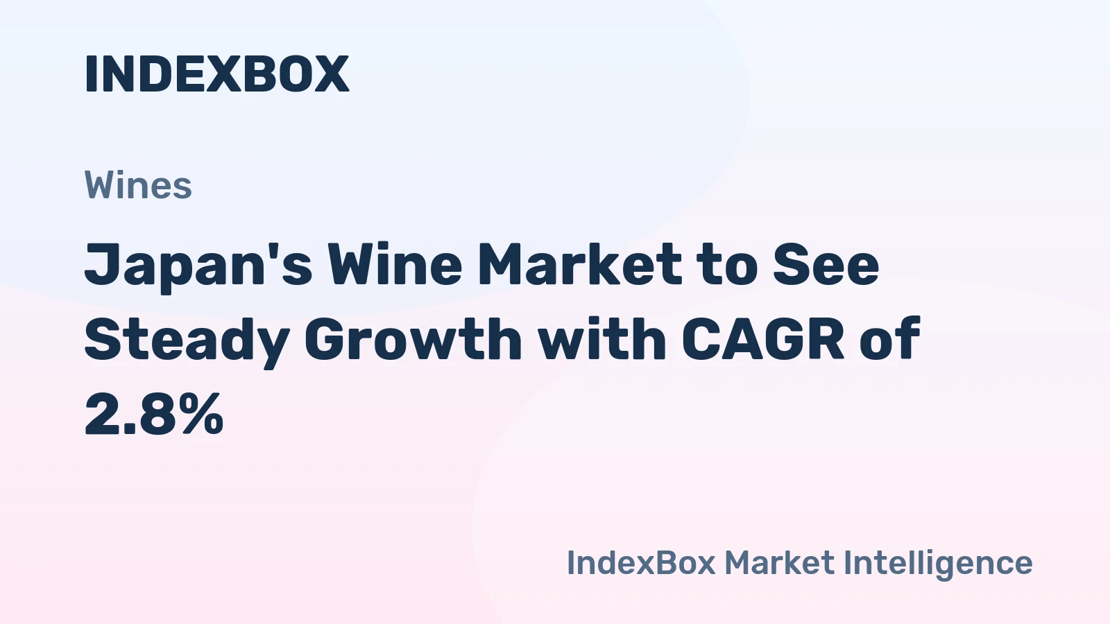 Japan's Wine Market to See Steady Growth with CAGR of 2.8%