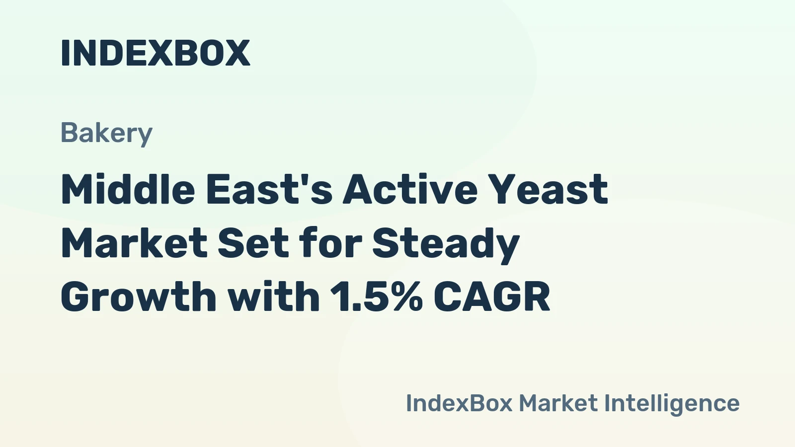 Middle East's Active Yeast Market Set for Steady Growth with 1.5% CAGR