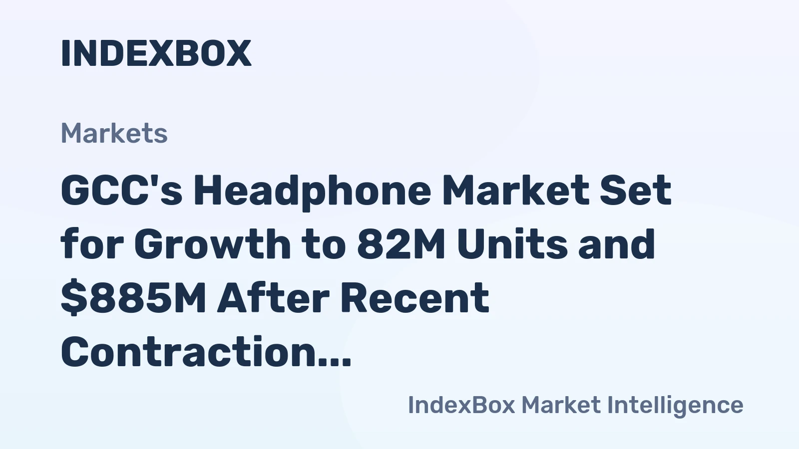 GCC's Headphone Market Set for Growth to 82M Units and $885M After Recent Contraction