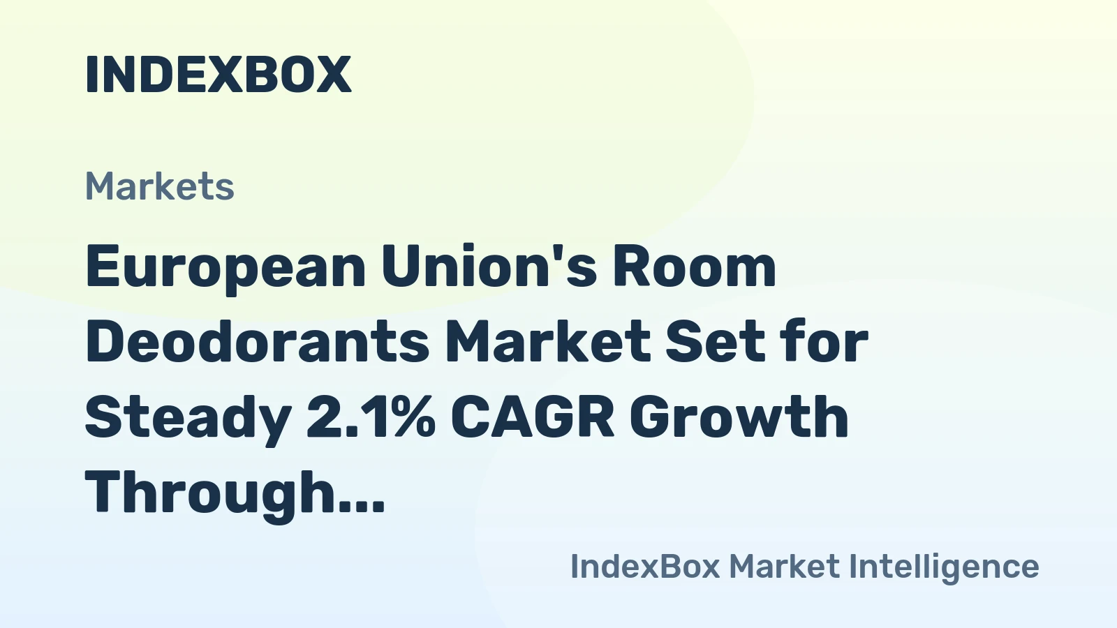European Union's Room Deodorants Market Set for Steady 2.1% CAGR Growth Through 2035