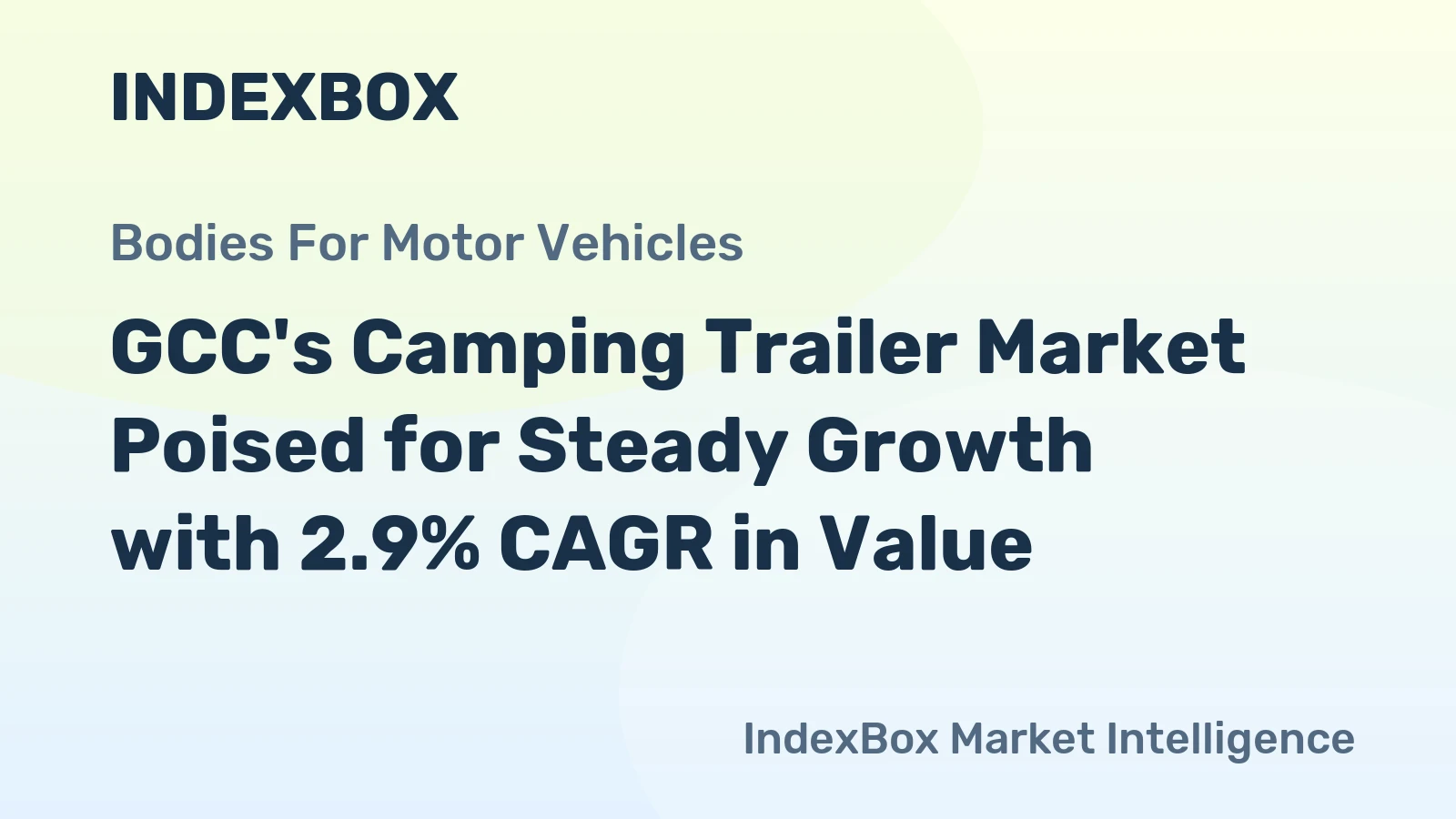 GCC's Camping Trailer Market Poised for Steady Growth with 2.9% CAGR in Value