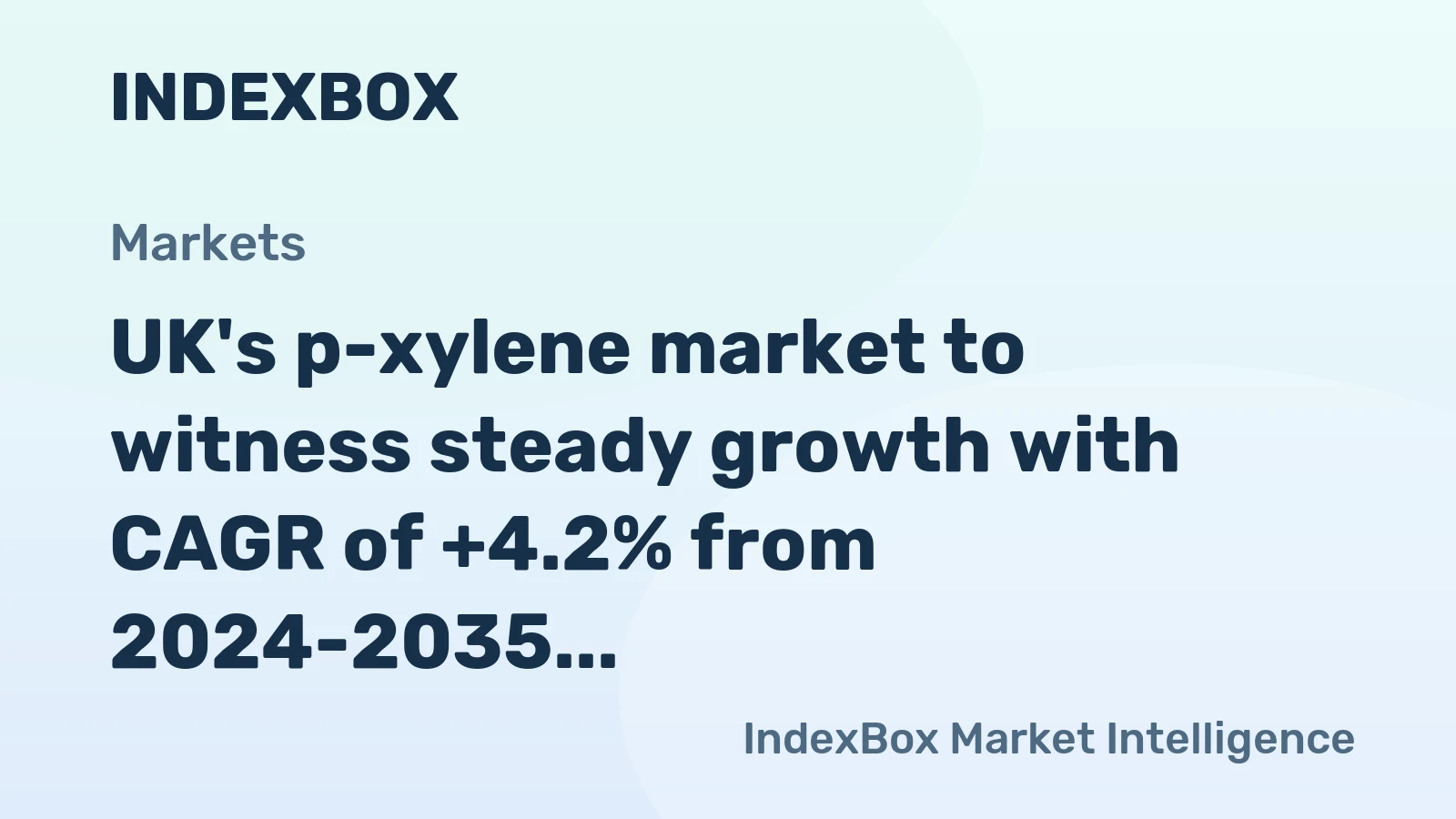 UK's p-xylene market to witness steady growth with CAGR of +4.2% from 2024-2035, reaching 277K tons by 2035.