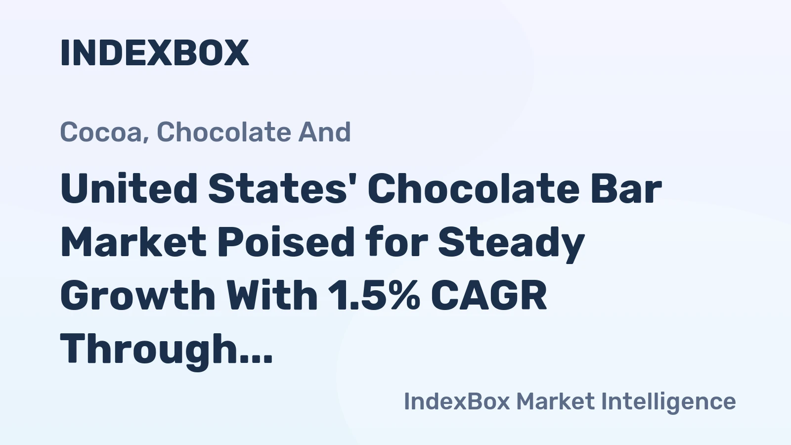 United States' Chocolate Bar Market Poised for Steady Growth With 1.5% CAGR Through 2035