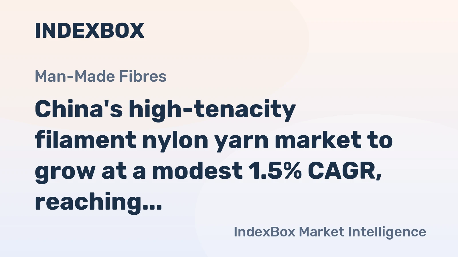 China's high-tenacity filament nylon yarn market to grow at a modest 1.5% CAGR, reaching $3B by 2035.
