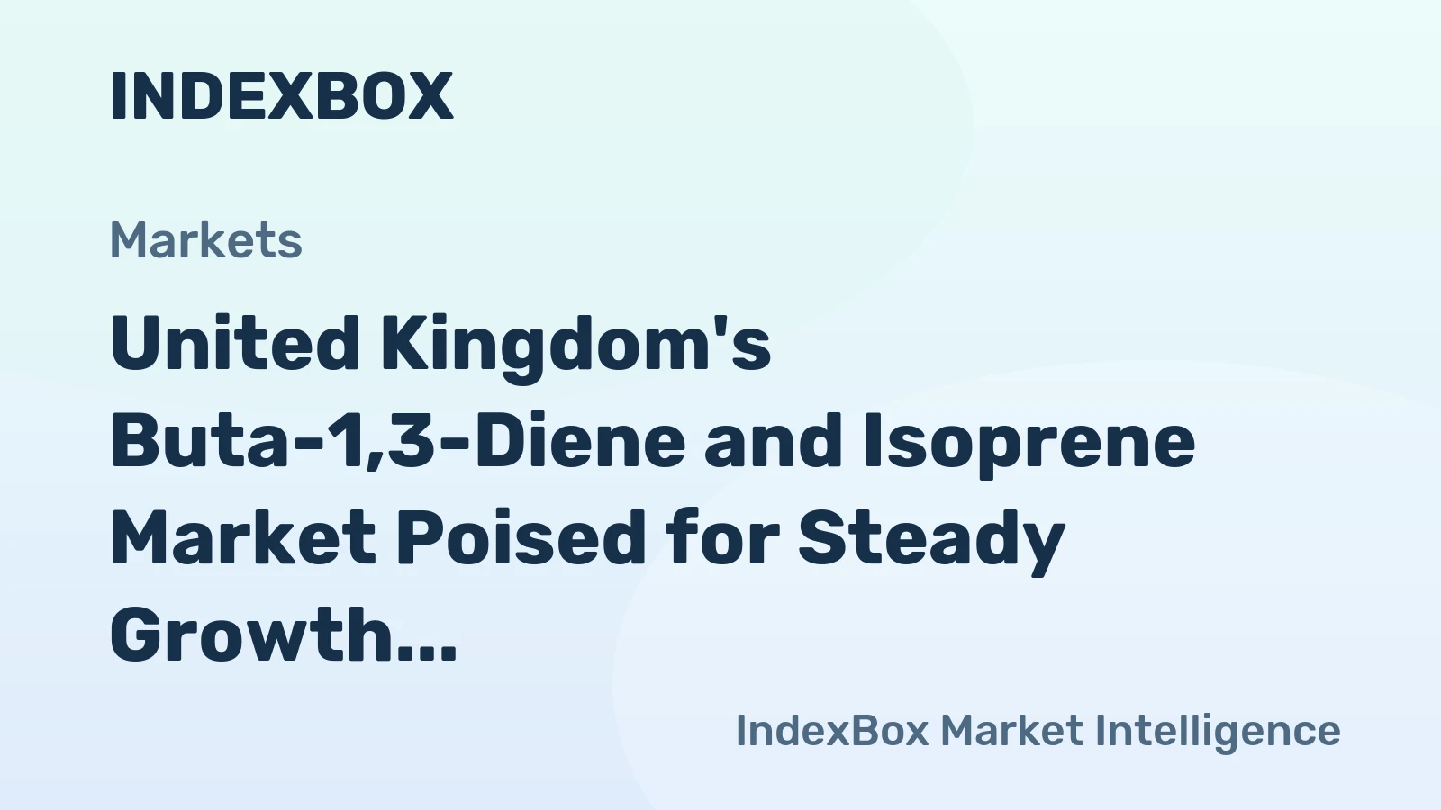United Kingdom's Buta-1,3-Diene and Isoprene Market Poised for Steady Growth With 27% CAGR in Value Through 2035