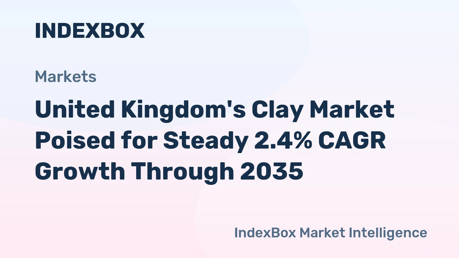 United Kingdom's Clay Market Poised for Steady 2.4% CAGR Growth Through 2035