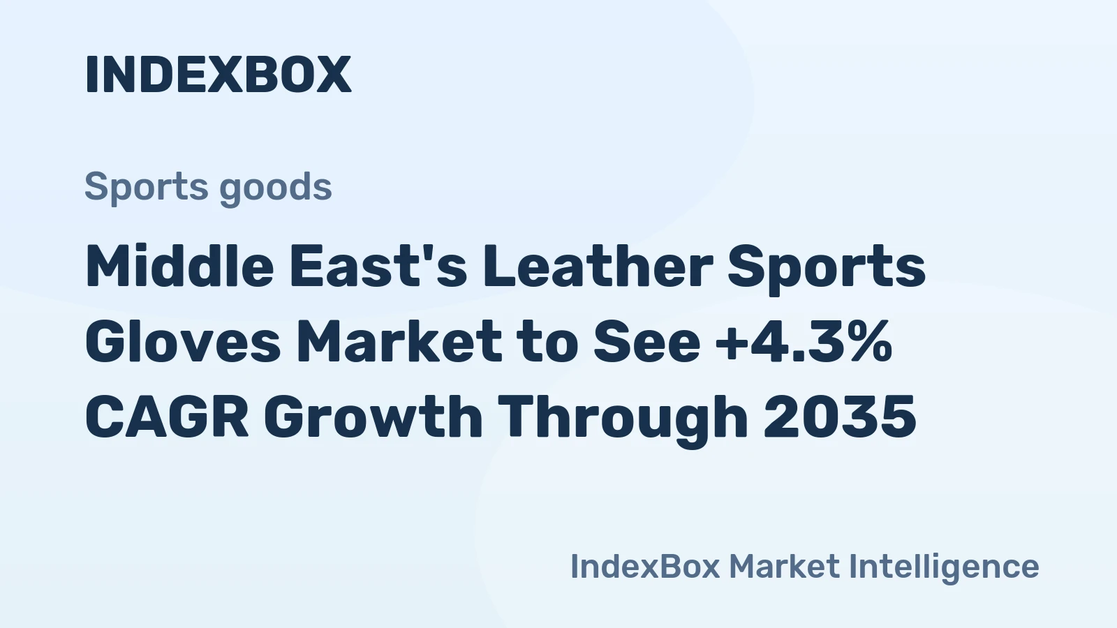 Middle East's Leather Sports Gloves Market to See +4.3% CAGR Growth Through 2035