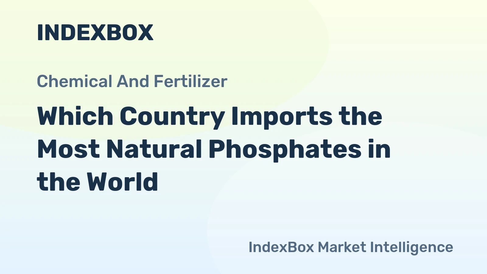 Which Country Imports the Most Natural Phosphates in the World?