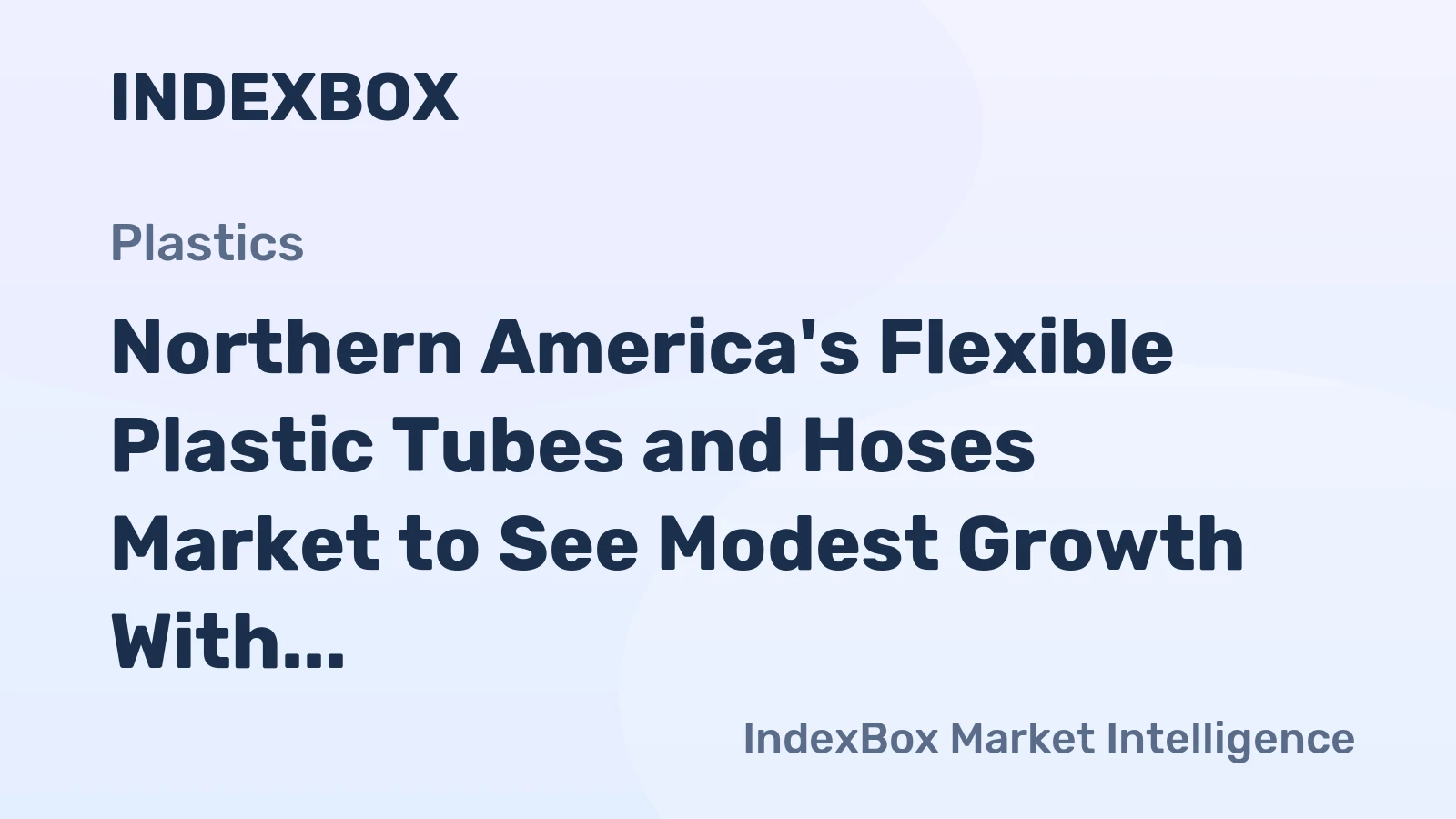 Northern America's Flexible Plastic Tubes and Hoses Market to See Modest Growth With a 0.3% CAGR