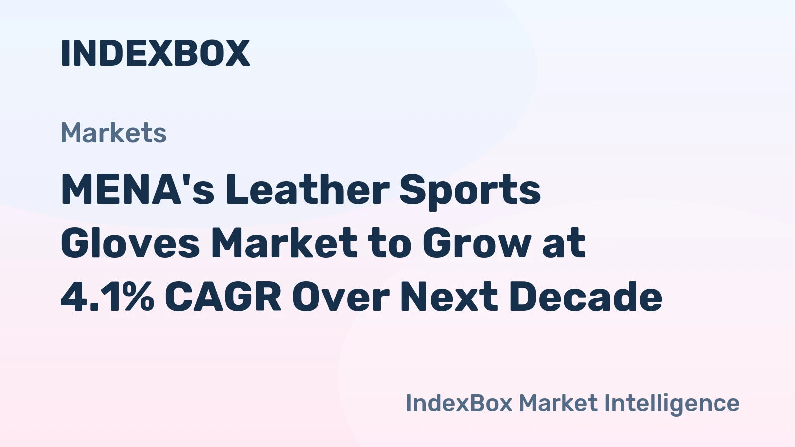 MENA's Leather Sports Gloves Market to Grow at 4.1% CAGR Over Next Decade