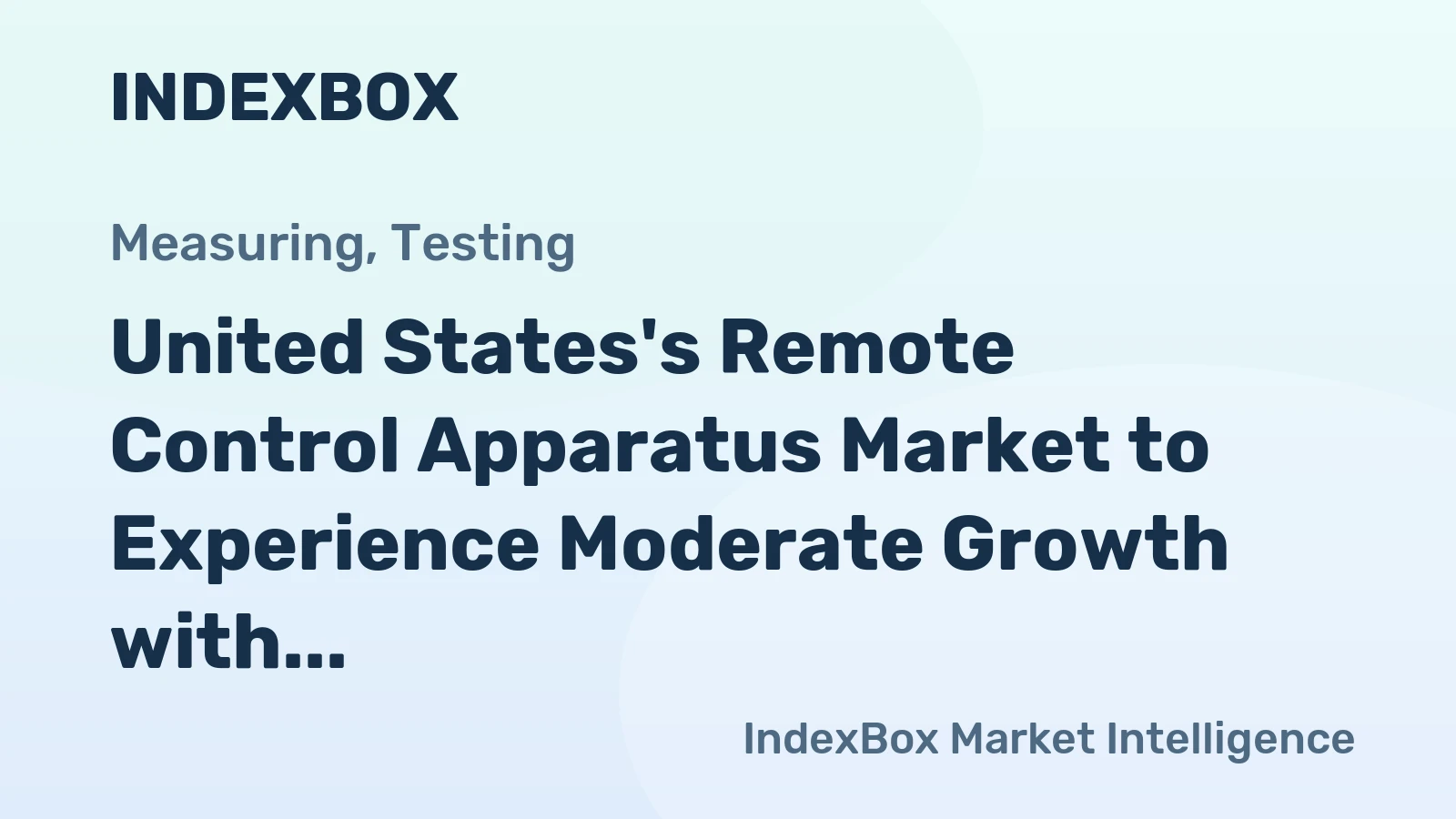 United States's Remote Control Apparatus Market to Experience Moderate Growth with CAGR of +2.8% from 2024 to 2035