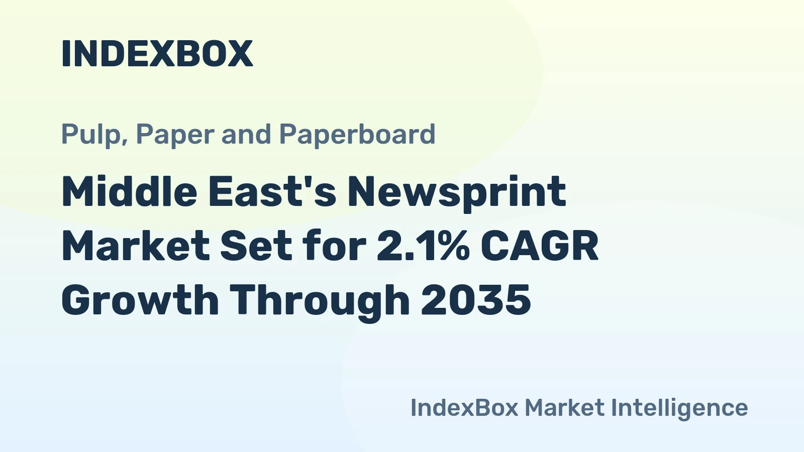 Middle East's Newsprint Market Set for 2.1% CAGR Growth Through 2035