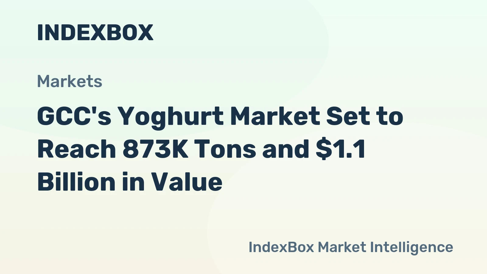GCC's Yoghurt Market Set to Reach 873K Tons and $1.1 Billion in Value