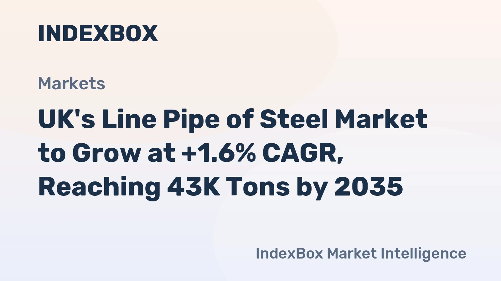 UK's Line Pipe of Steel Market to Grow at +1.6% CAGR, Reaching 43K Tons by 2035