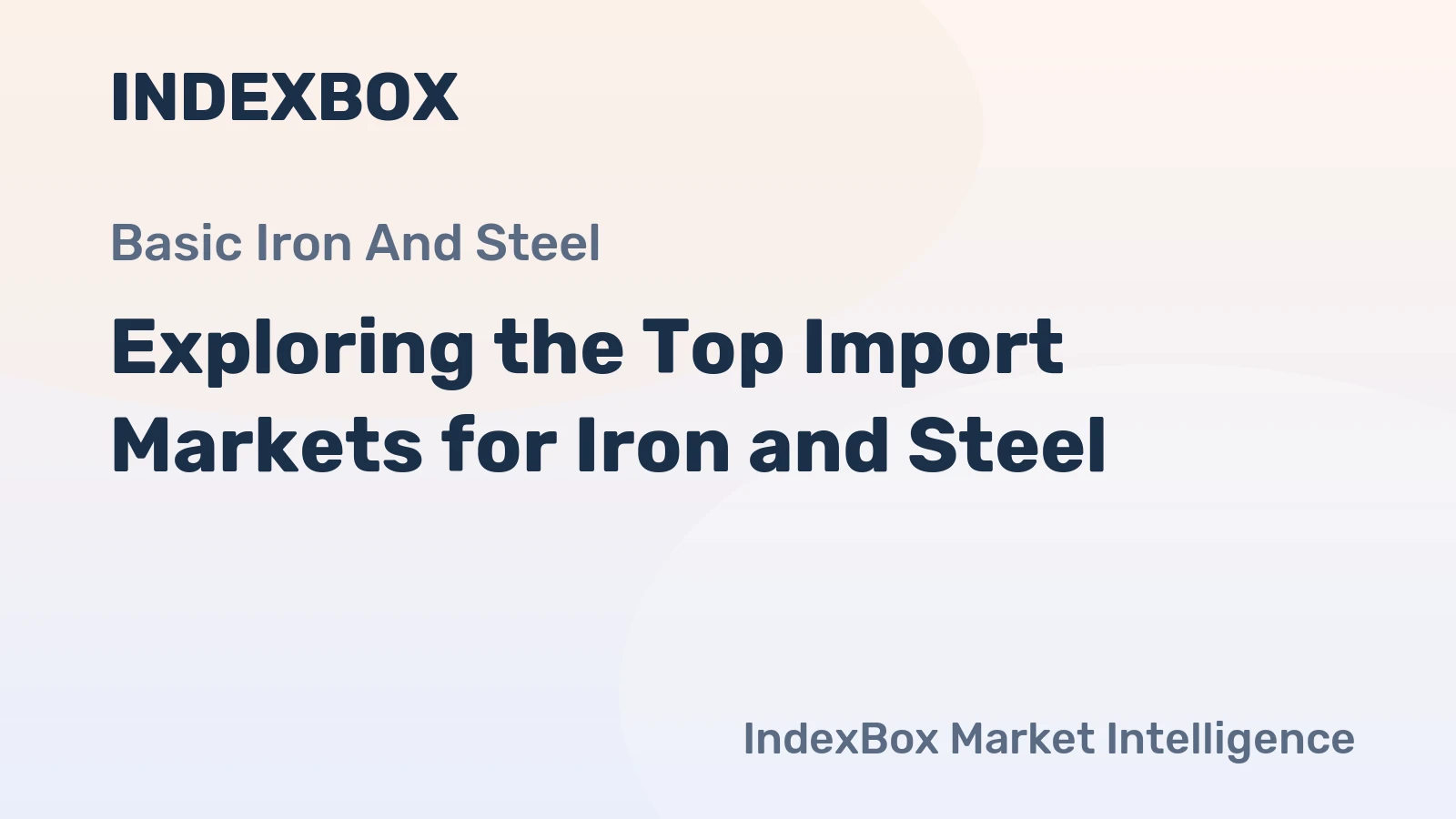 Exploring the Top Import Markets for Iron and Steel