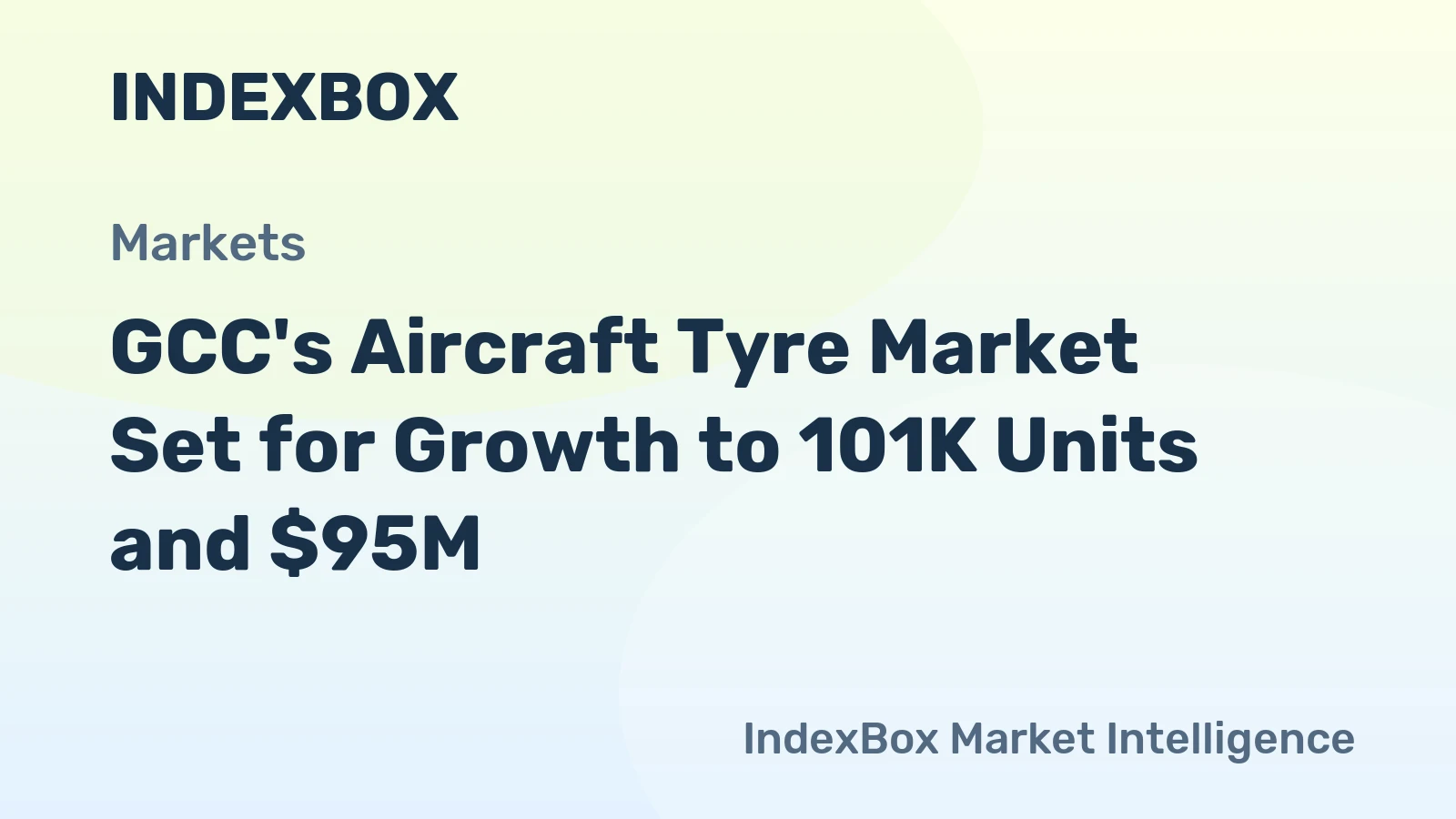 GCC's Aircraft Tyre Market Set for Growth to 101K Units and $95M