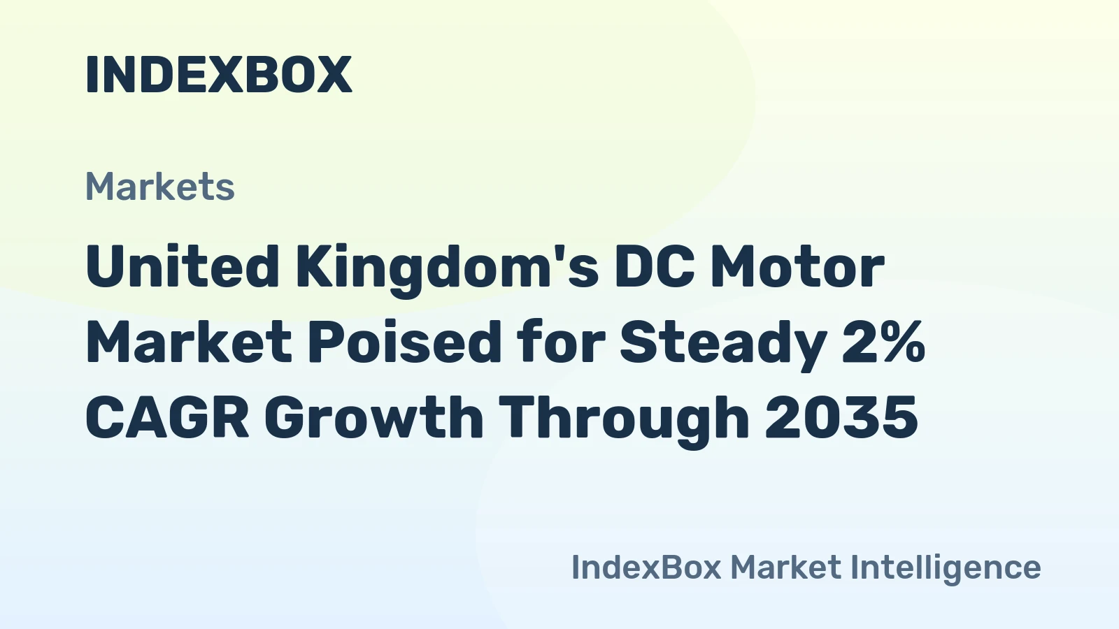 United Kingdom's DC Motor Market Poised for Steady 2% CAGR Growth Through 2035