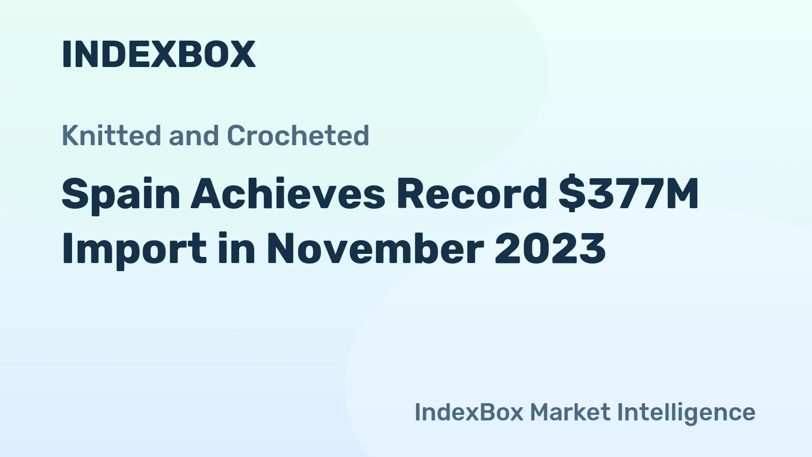 Spain Achieves Record $377M Import in November 2023