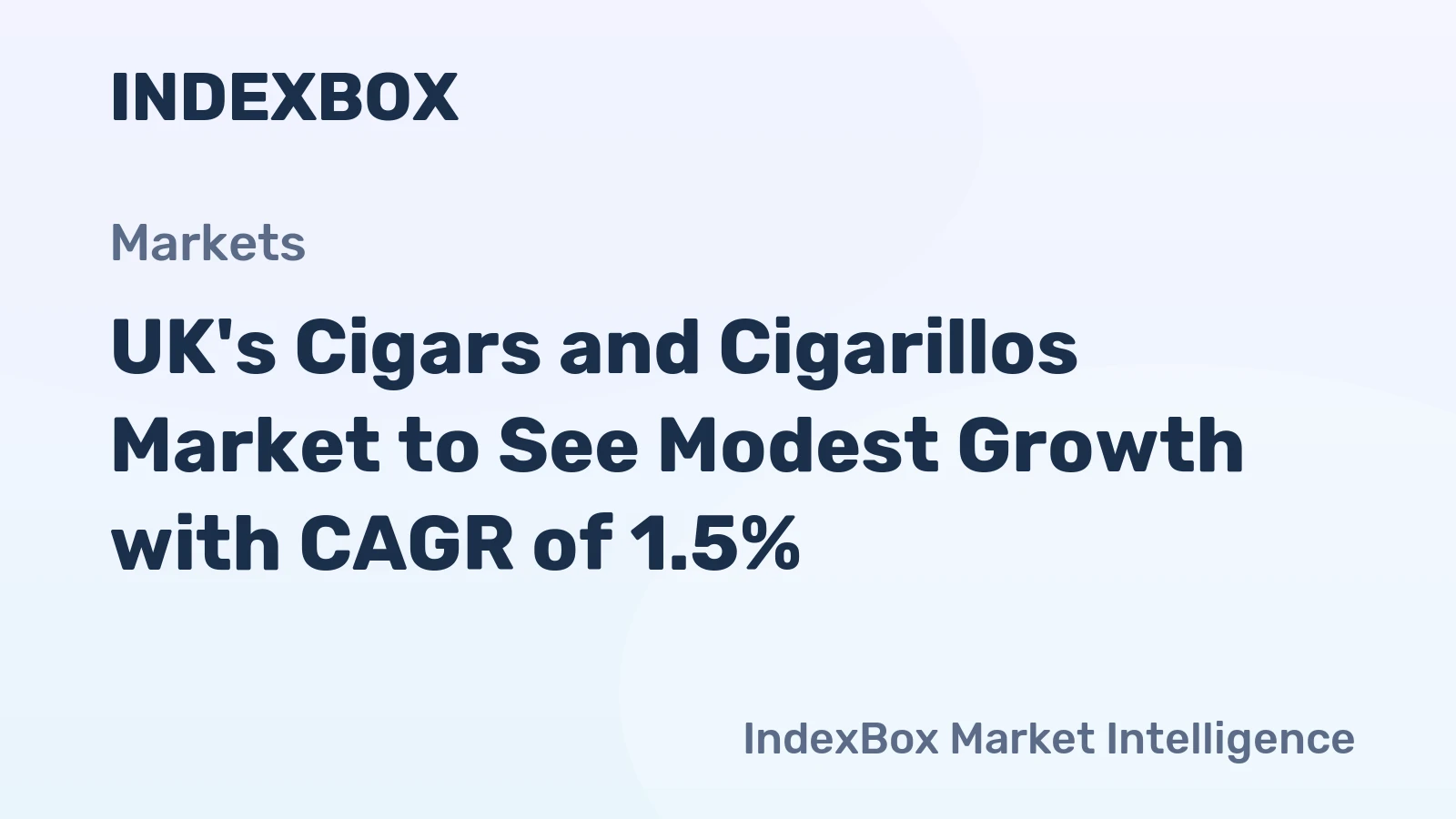 UK's Cigars and Cigarillos Market to See Modest Growth with CAGR of 1.5%