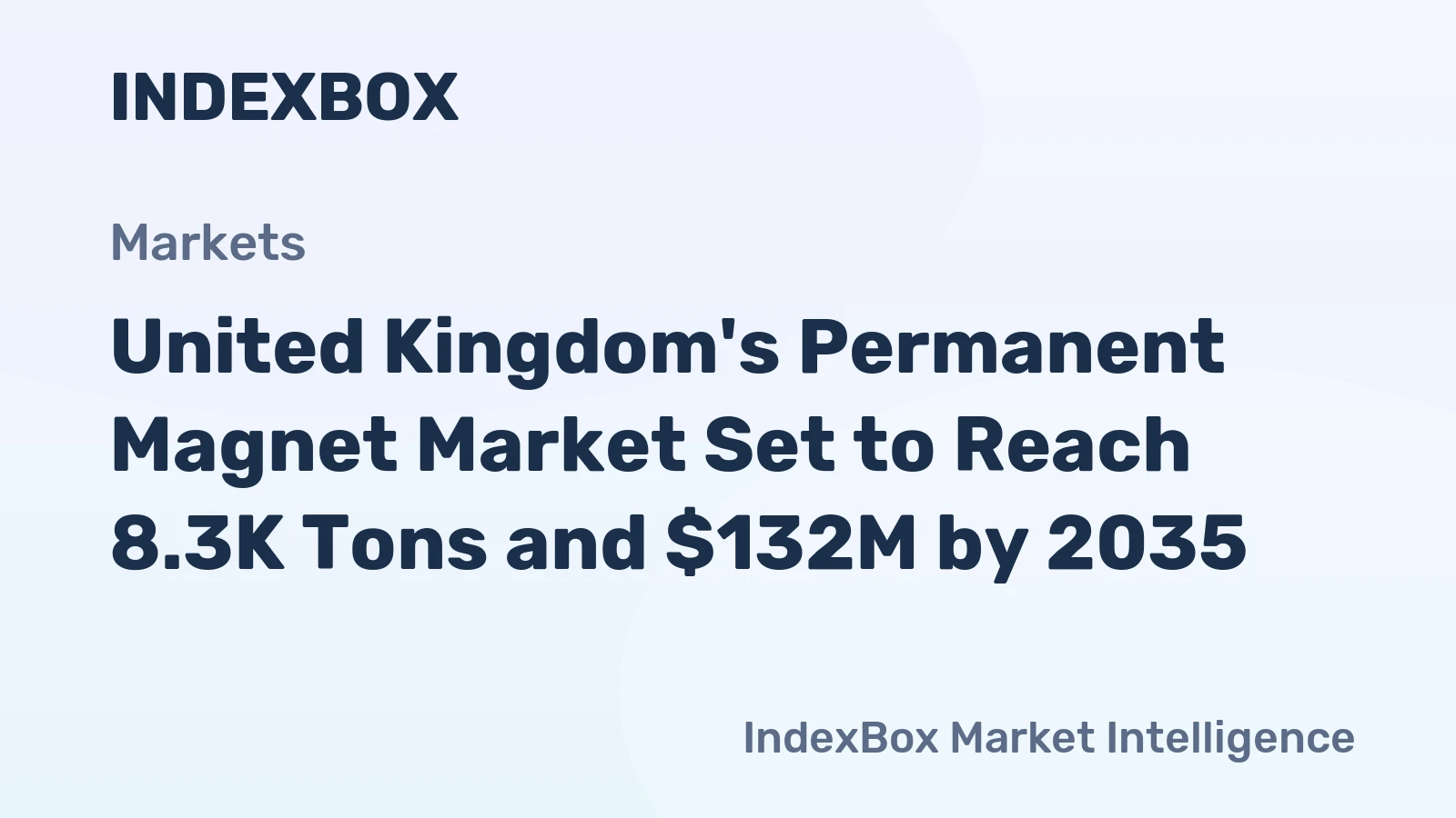 United Kingdom's Permanent Magnet Market Set to Reach 8.3K Tons and $132M by 2035