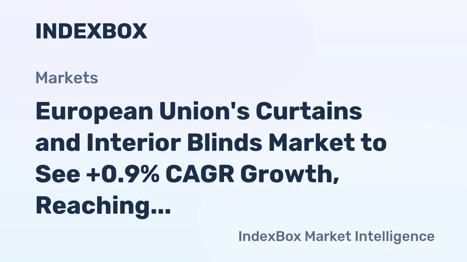 European Union's Curtains and Interior Blinds Market to See +0.9% CAGR Growth, Reaching 598M Square Meters by 2035