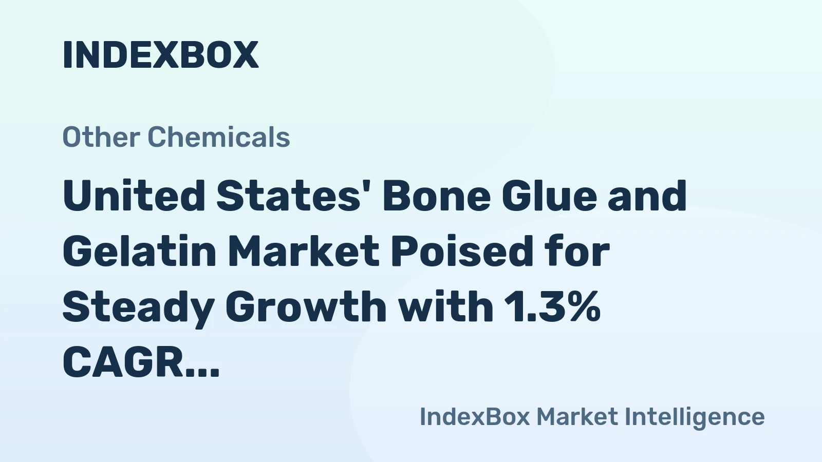 United States' Bone Glue and Gelatin Market Poised for Steady Growth with 1.3% CAGR Through 2035