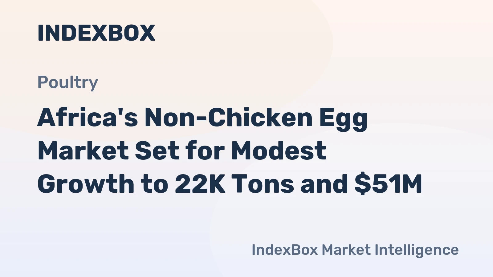 Africa's Non-Chicken Egg Market Set for Modest Growth to 22K Tons and $51M