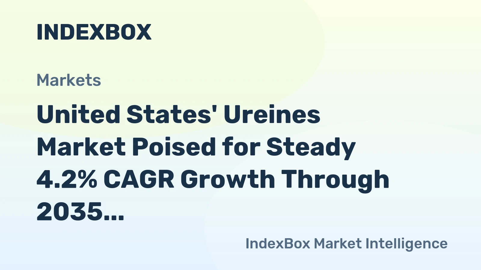 United States' Ureines Market Poised for Steady 4.2% CAGR Growth Through 2035