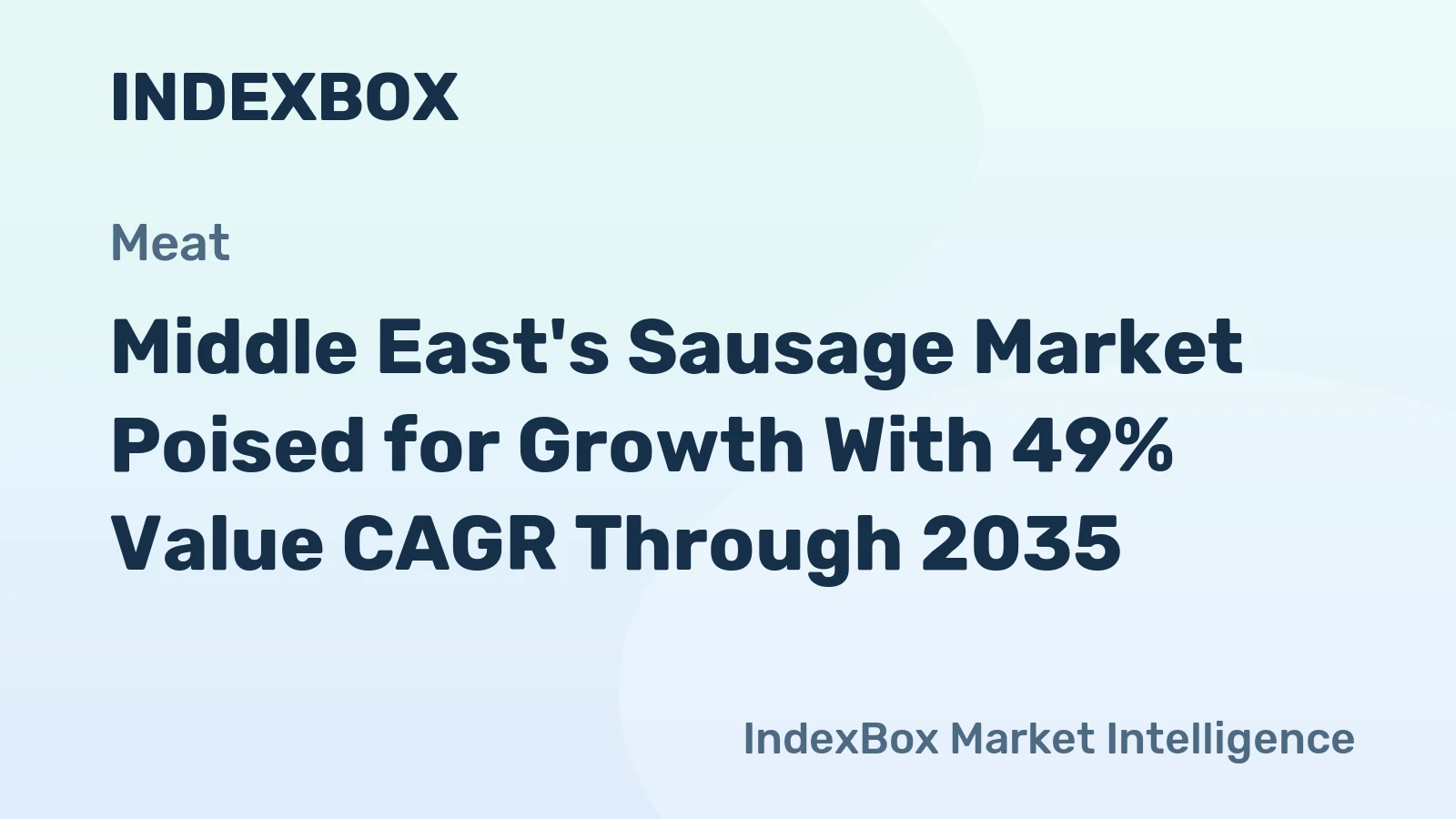 Middle East's Sausage Market Poised for Growth With 49% Value CAGR Through 2035