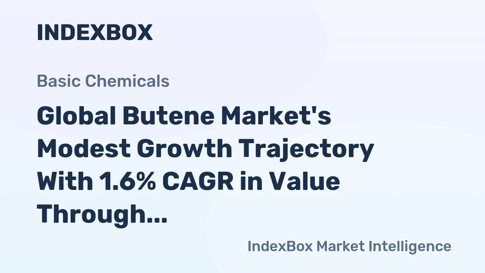Global Butene Market's Modest Growth Trajectory With 1.6% CAGR in Value Through 2035