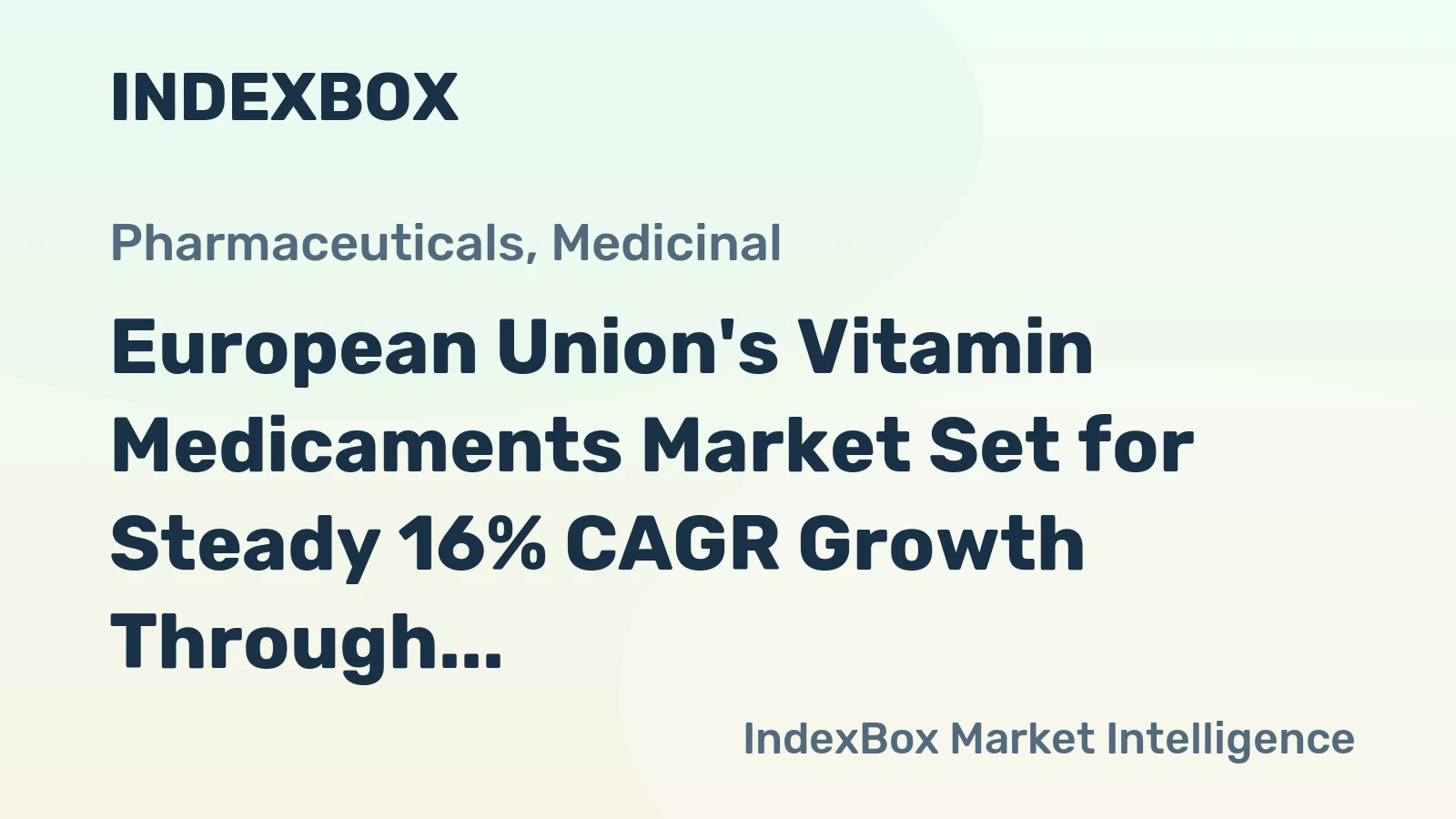 European Union's Vitamin Medicaments Market Set for Steady 16% CAGR Growth Through 2035