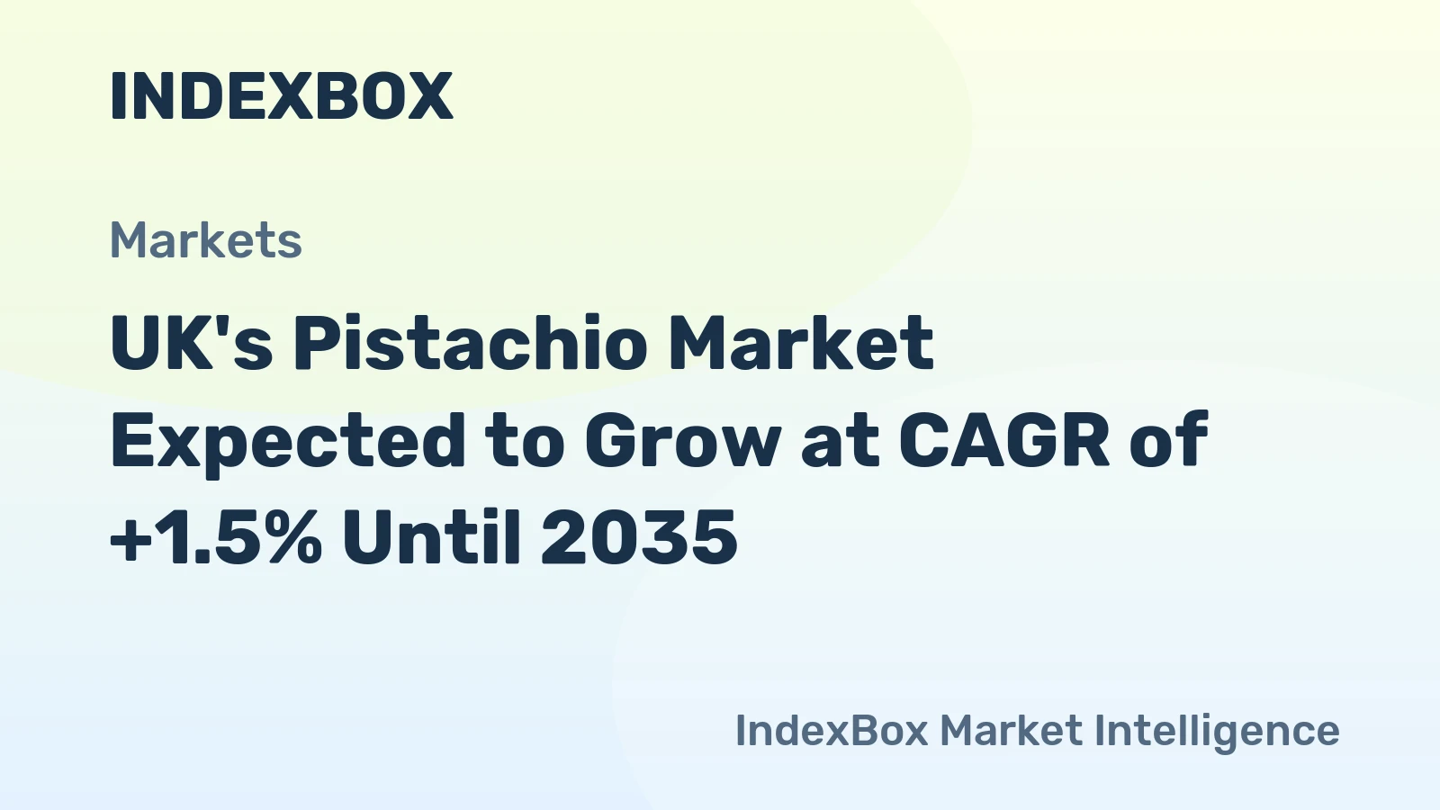 UK's Pistachio Market Expected to Grow at CAGR of +1.5% Until 2035