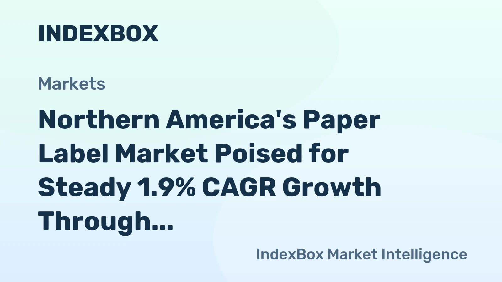 Northern America's Paper Label Market Poised for Steady 1.9% CAGR Growth Through 2035