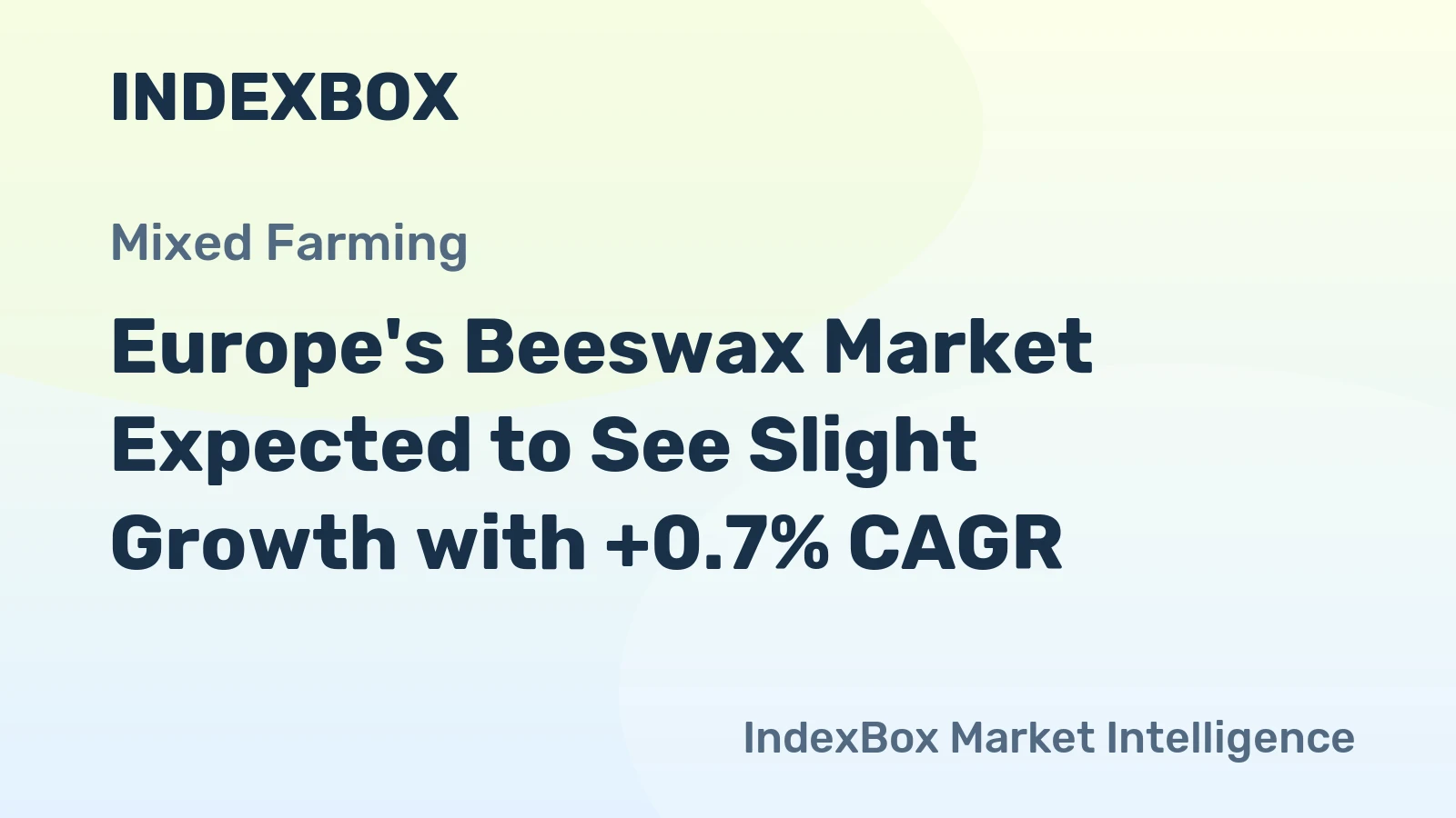 Europe's Beeswax Market Expected to See Slight Growth with +0.7% CAGR