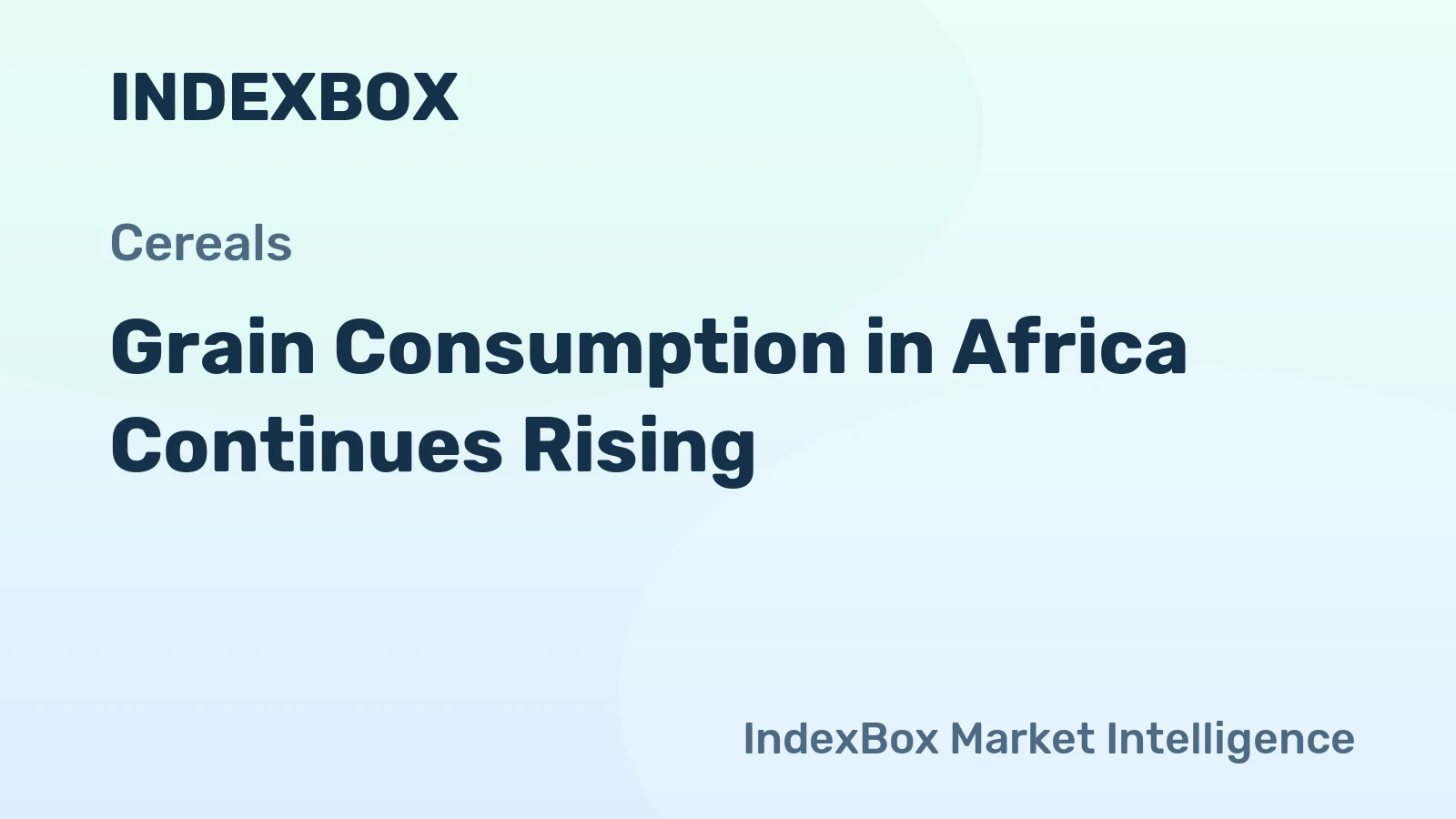 Grain Consumption in Africa Continues Rising