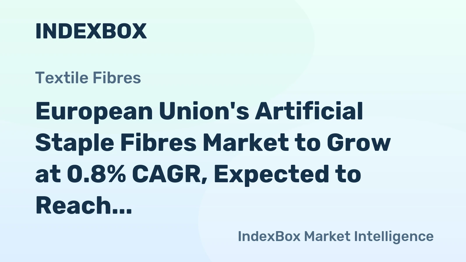 European Union's Artificial Staple Fibres Market to Grow at 0.8% CAGR, Expected to Reach 127K tons by 2035