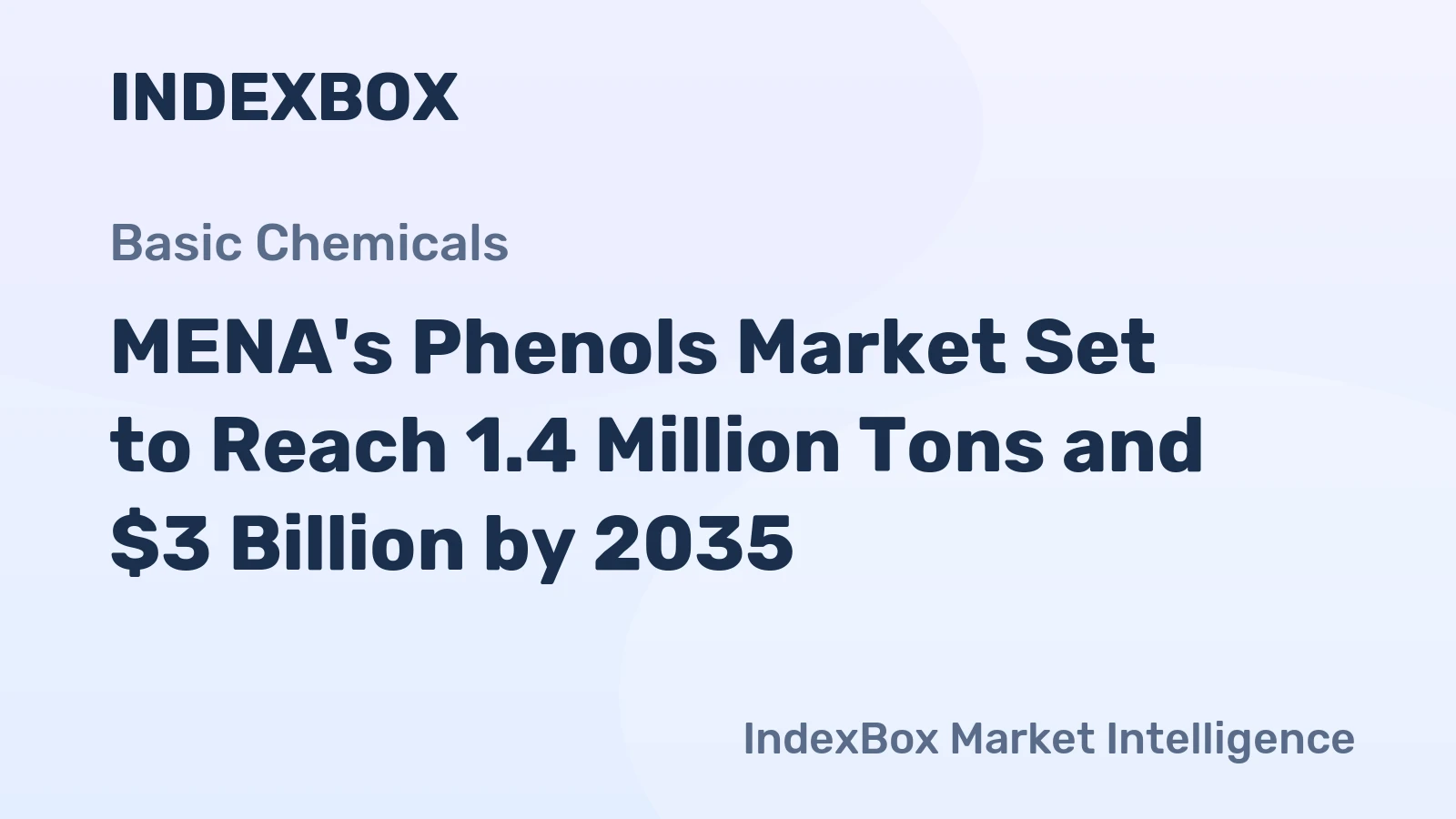 MENA's Phenols Market Set to Reach 1.4 Million Tons and $3 Billion by 2035