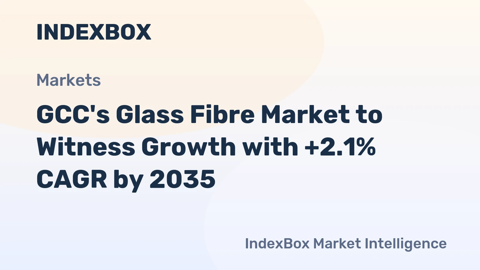 GCC's Glass Fibre Market to Witness Growth with +2.1% CAGR by 2035