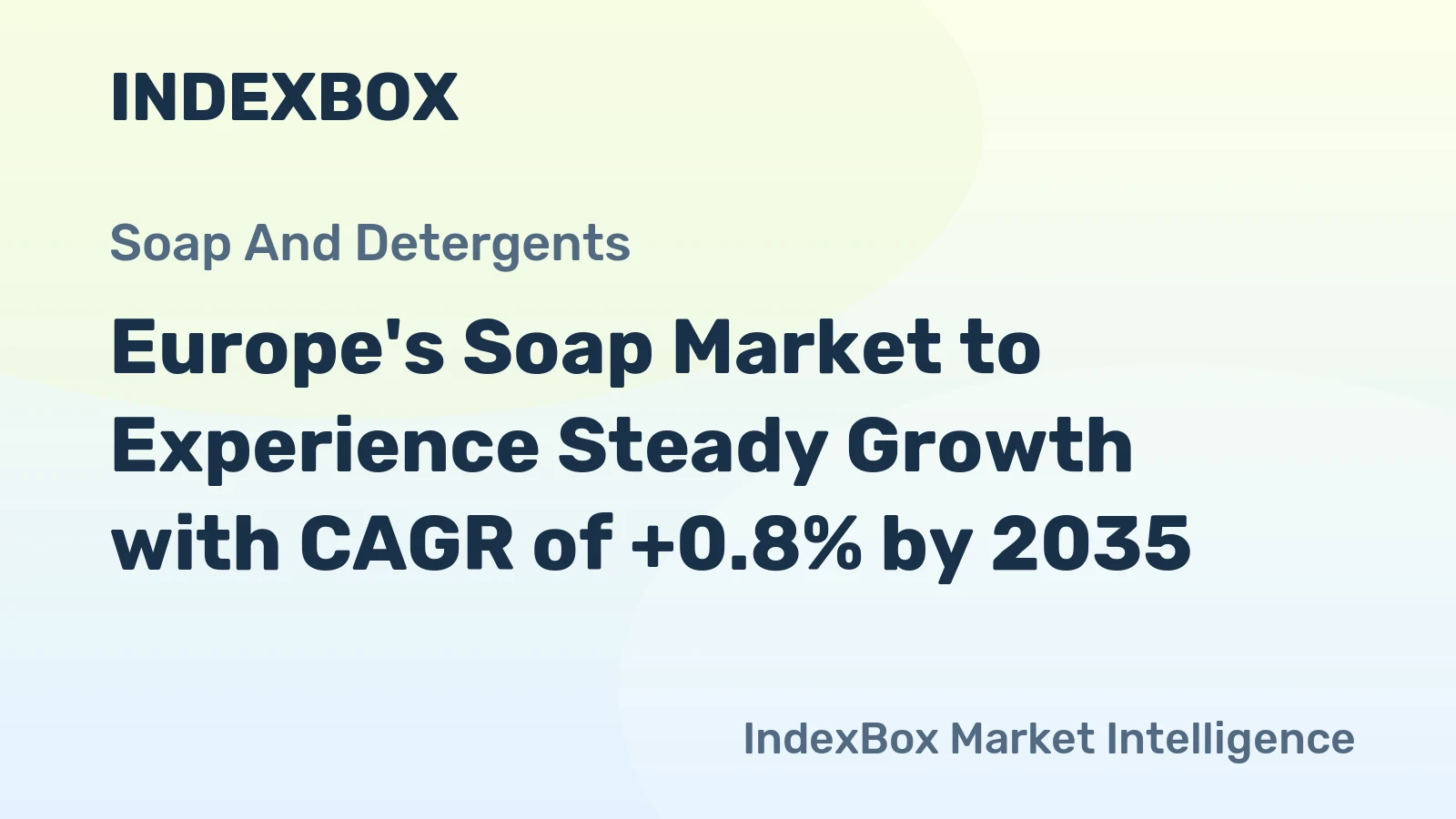 Europe's Soap Market to Experience Steady Growth with CAGR of +0.8% by 2035