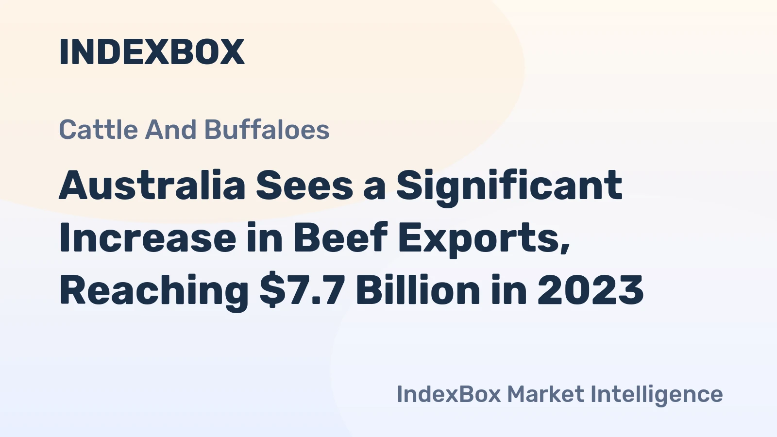 Australia Sees a Significant Increase in Beef Exports, Reaching $7.7 Billion in 2023