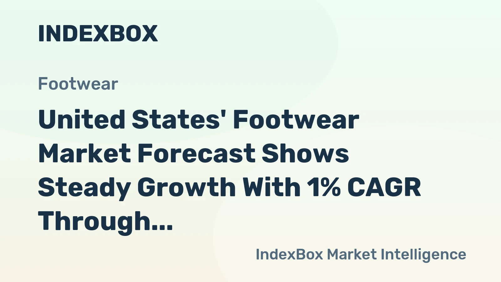 United States' Footwear Market Forecast Shows Steady Growth With 1% CAGR Through 2035