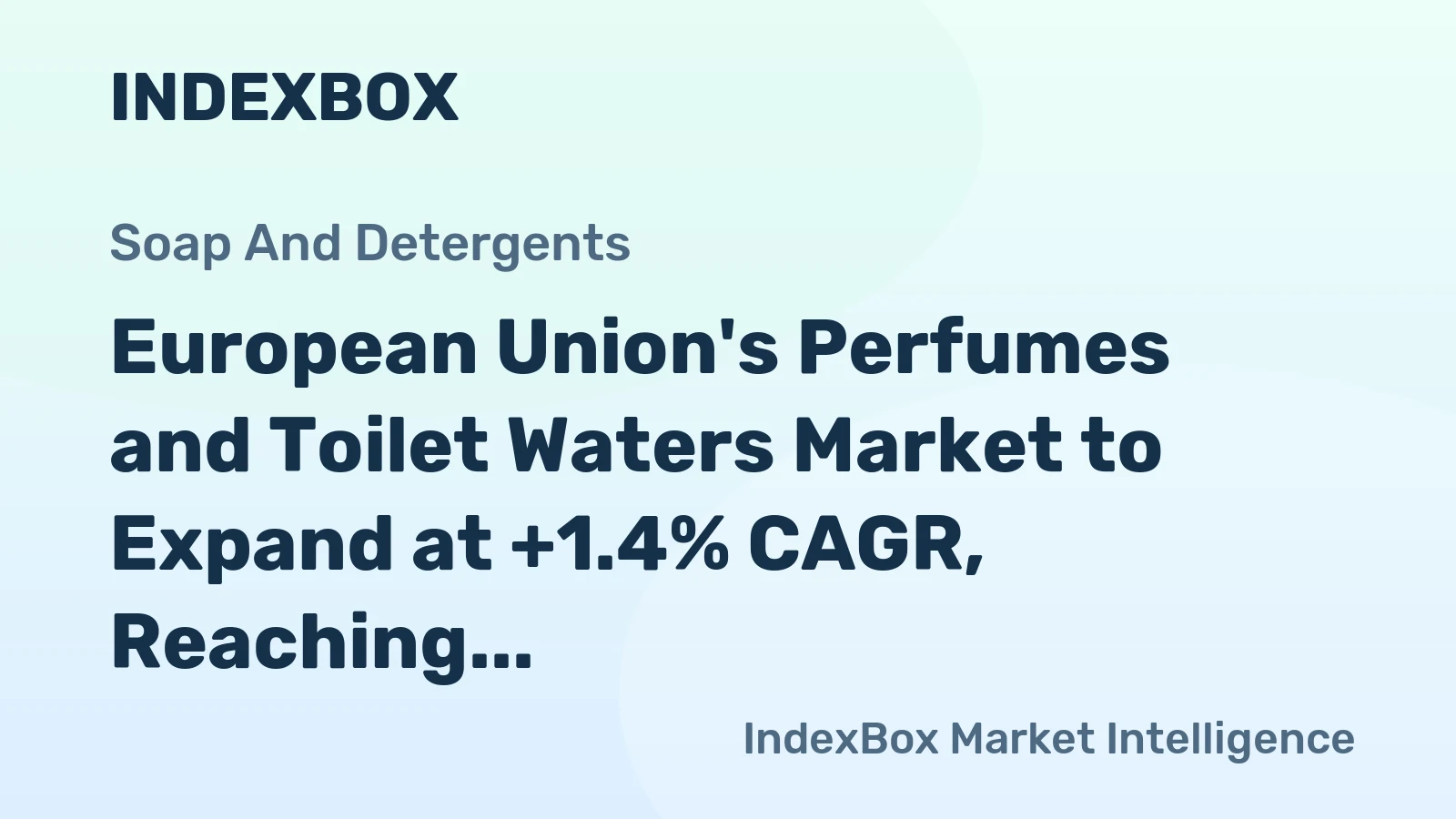 European Union's Perfumes and Toilet Waters Market to Expand at +1.4% CAGR, Reaching 229K Tons by 2035