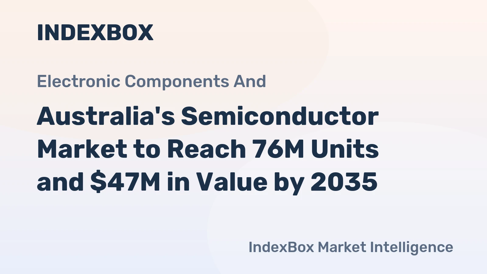 Australia's Semiconductor Market to Reach 76M Units and $47M in Value by 2035