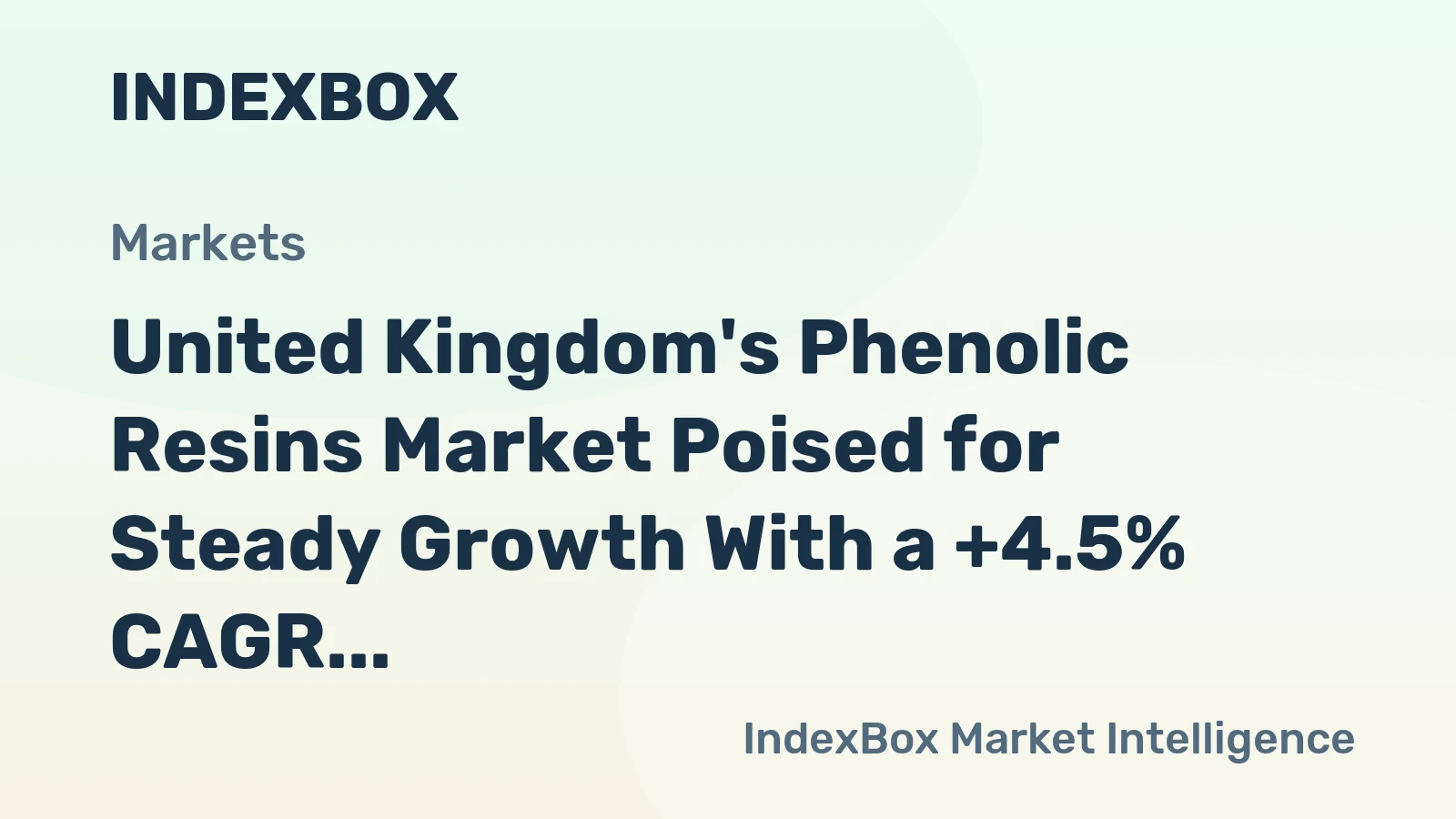 United Kingdom's Phenolic Resins Market Poised for Steady Growth With a +4.5% CAGR Value Forecast
