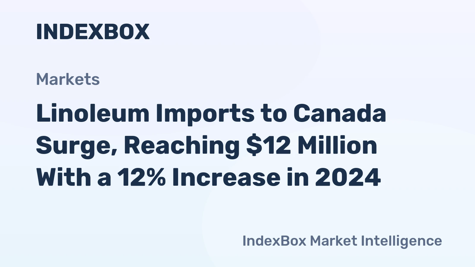 Linoleum Imports to Canada Surge, Reaching $12 Million With a 12% Increase in 2024