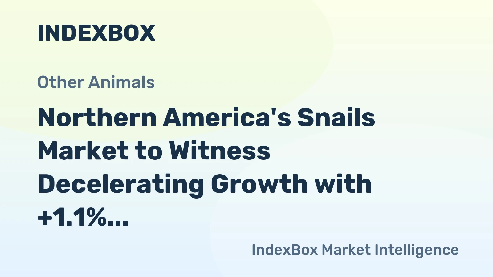 Northern America's Snails Market to Witness Decelerating Growth with +1.1% CAGR, Reaching $2.2M by 2035