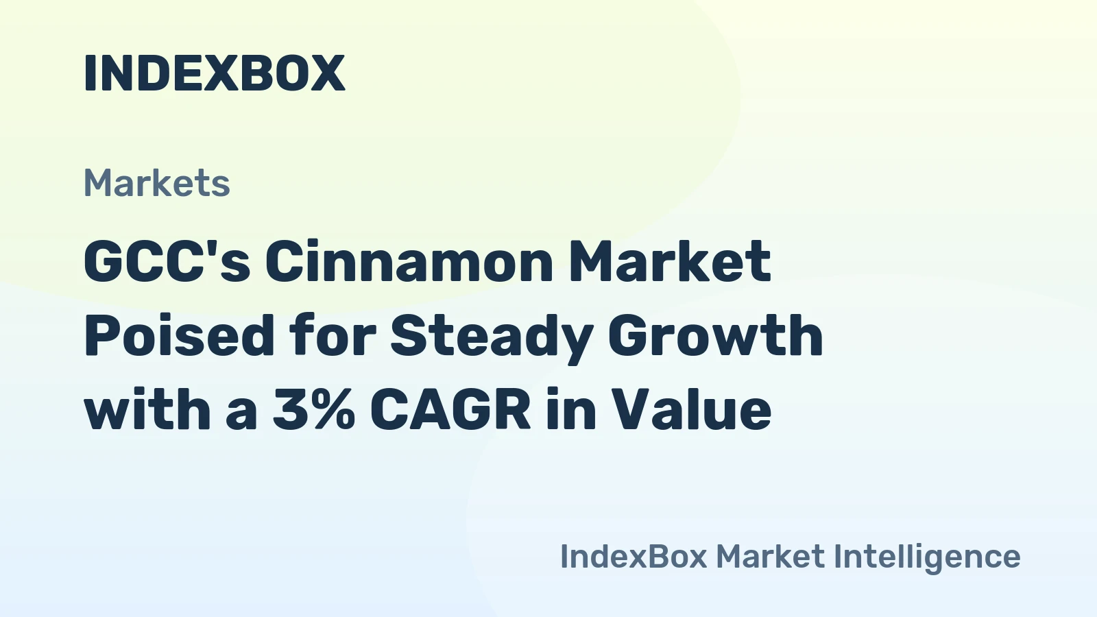 GCC's Cinnamon Market Poised for Steady Growth with a 3% CAGR in Value