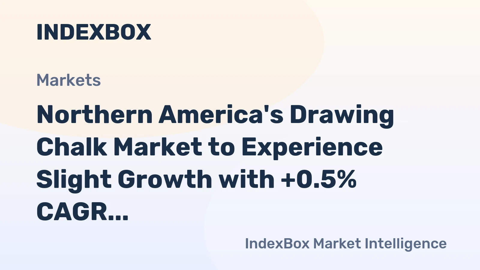 Northern America's Drawing Chalk Market to Experience Slight Growth with +0.5% CAGR