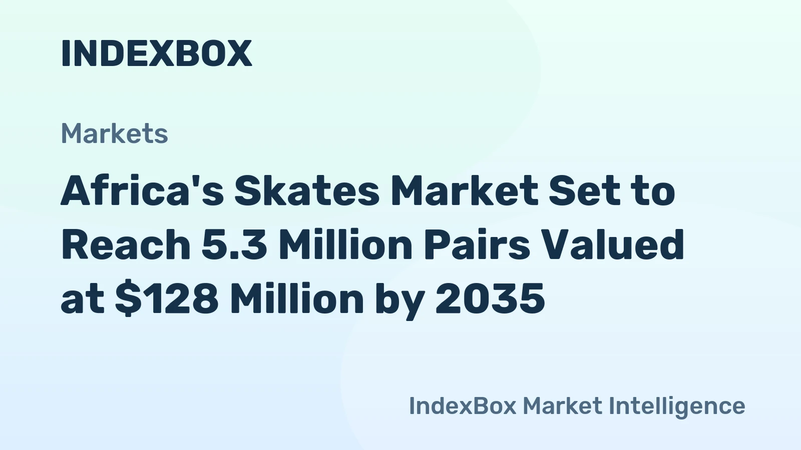 Africa's Skates Market Set to Reach 5.3 Million Pairs Valued at $128 Million by 2035
