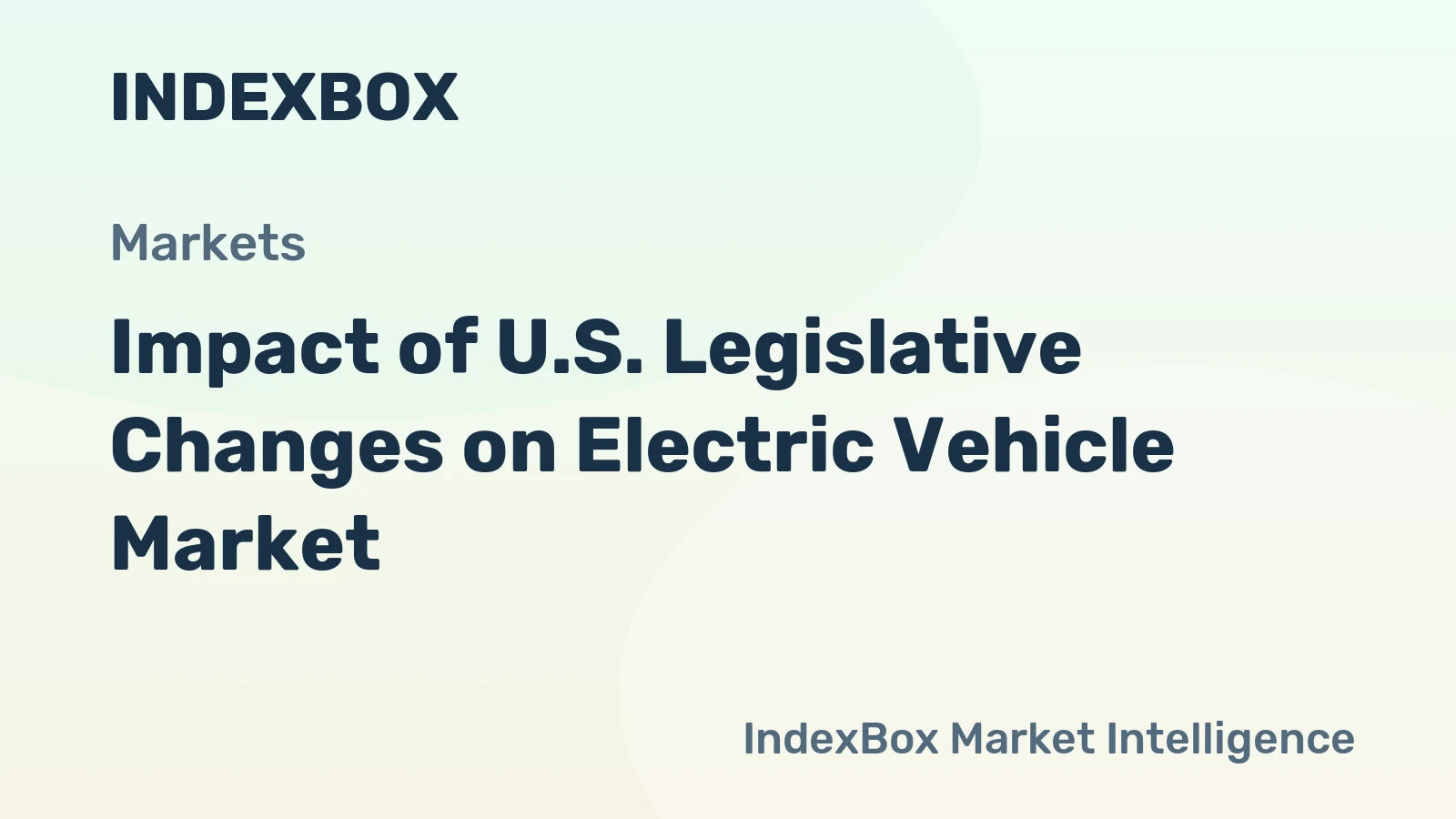 Impact of U.S. Legislative Changes on Electric Vehicle Market